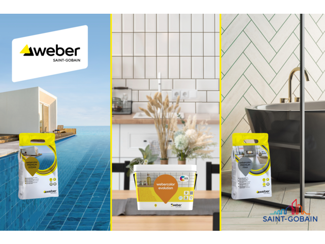 Saint-Gobain Weber lanza webercolor, su nueva gama de juntas premium ...