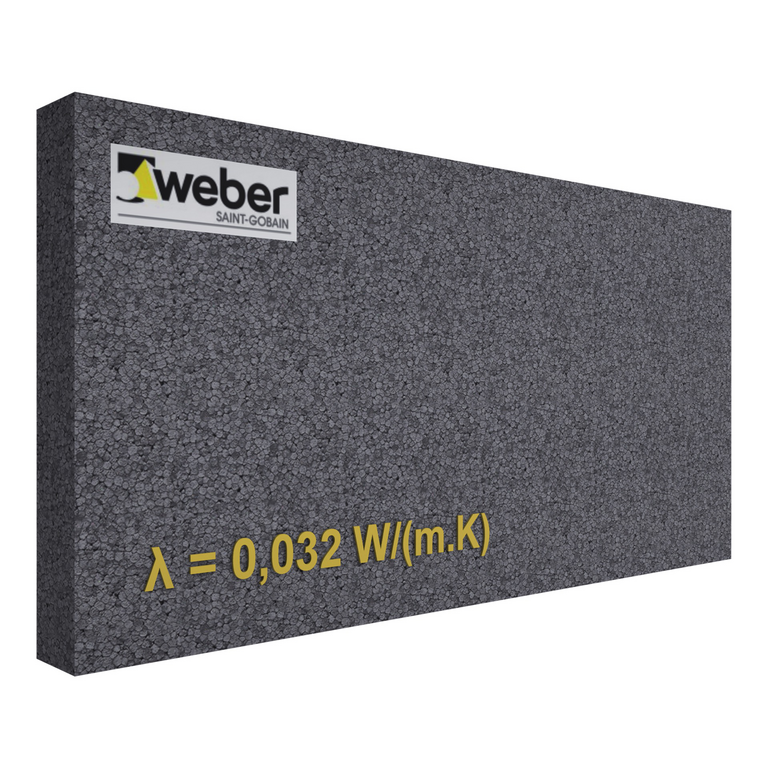 webertherm placa EPS grafito